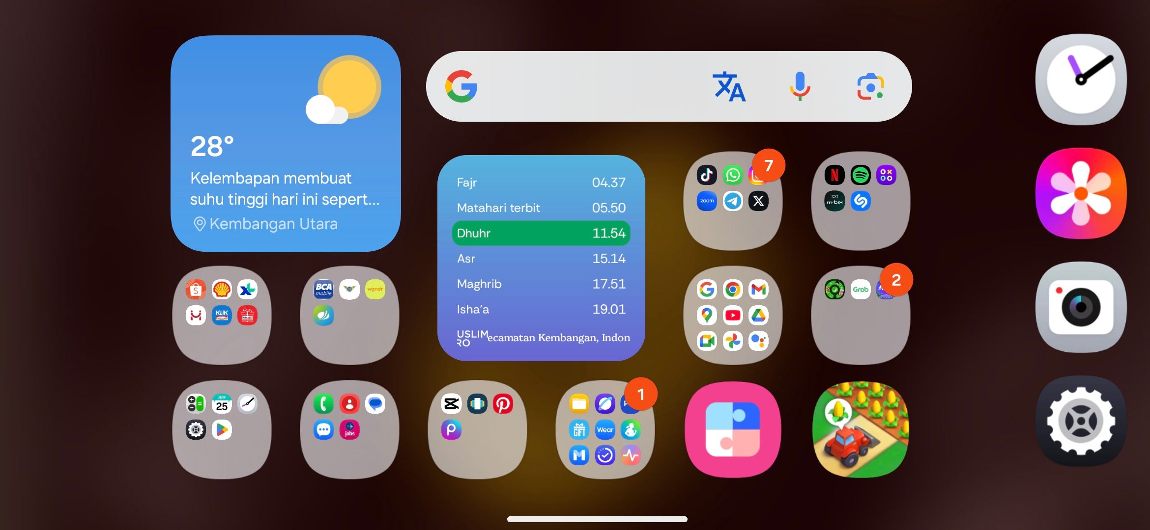 Landscape home screen di One UI 7 gak bisa diapply - Samsung Members