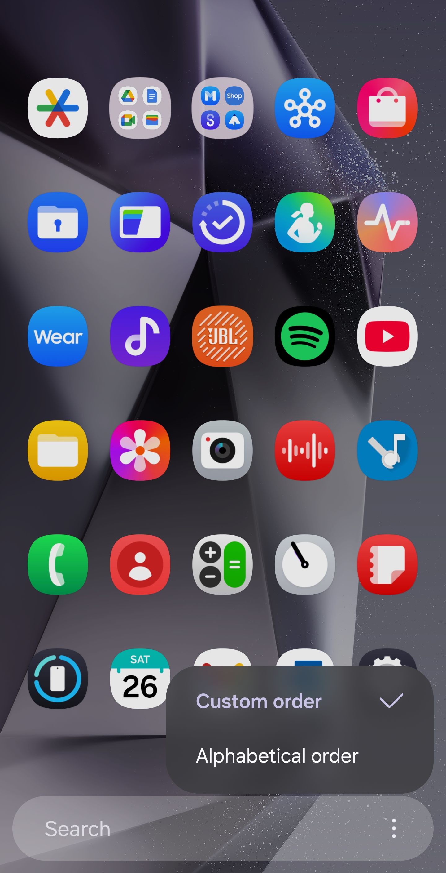 One UI7 Home apps layout - Samsung Members