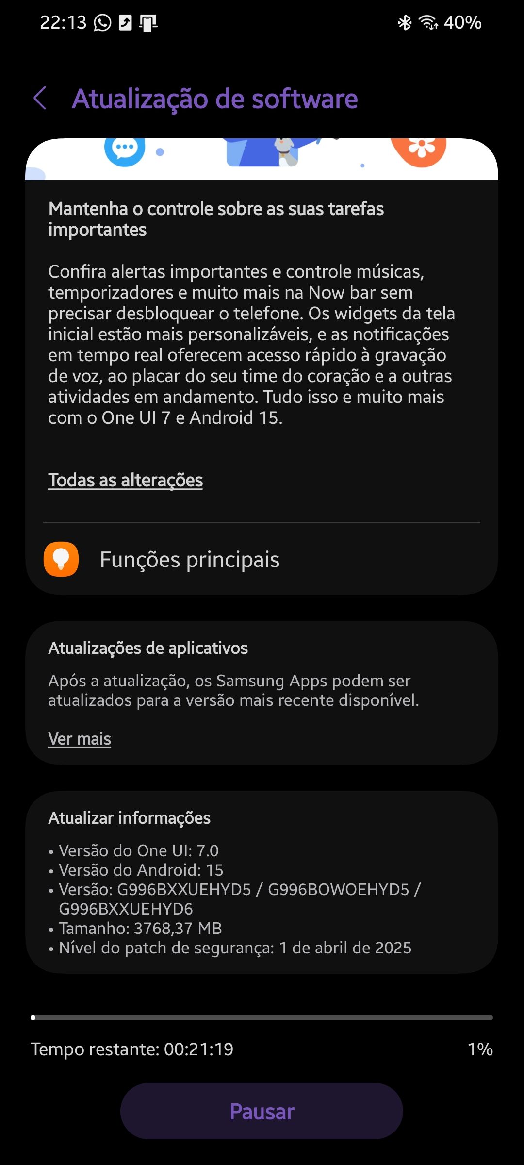 S21 PLUS ONE UI 7 - Samsung Members