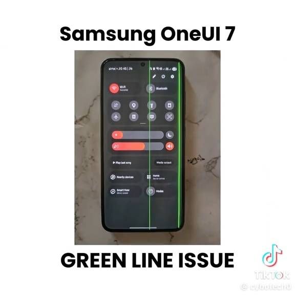 Galaxy S23 series green line after One UI 7 Update - Samsung Members