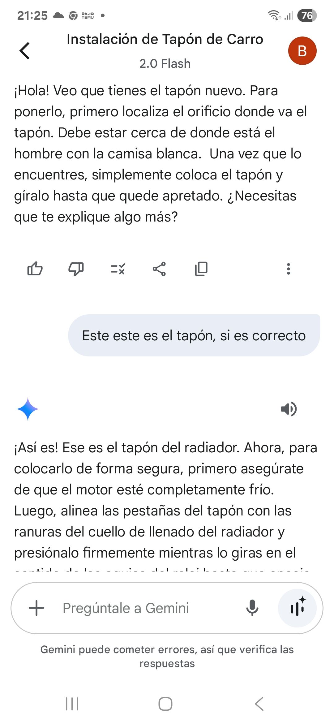 Gemini es mi nuevo mejor amigo - Samsung Members