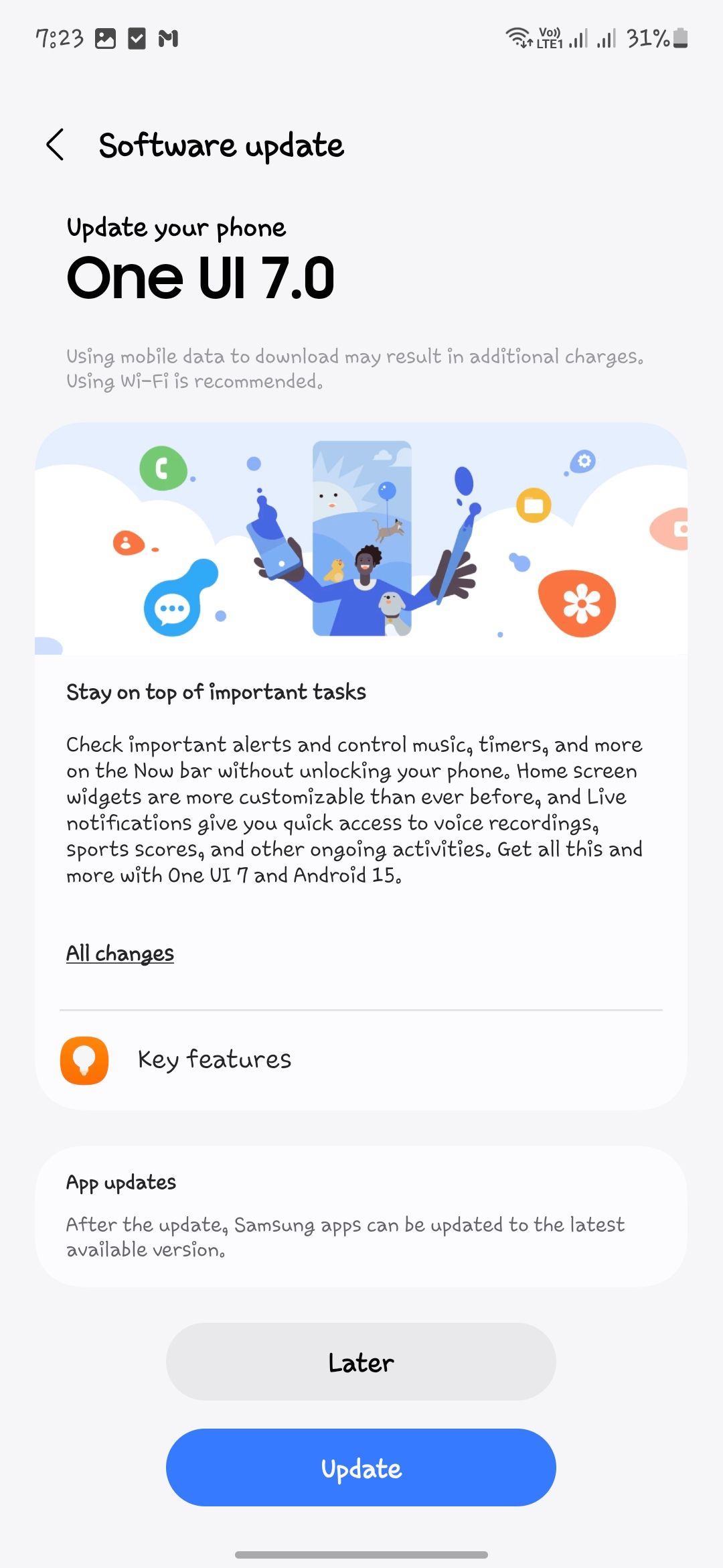 This is it pansit one ui7 update - Samsung Members