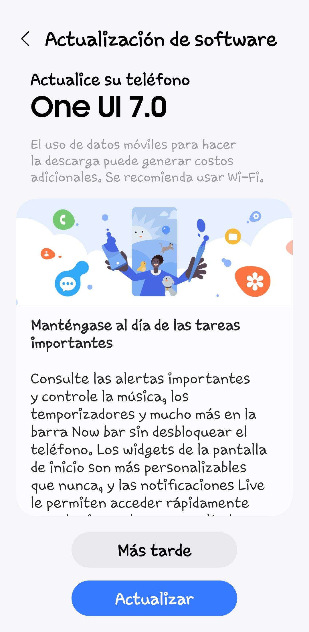 Ya llego la actualización one iu7 en A55 5g - Samsung Members