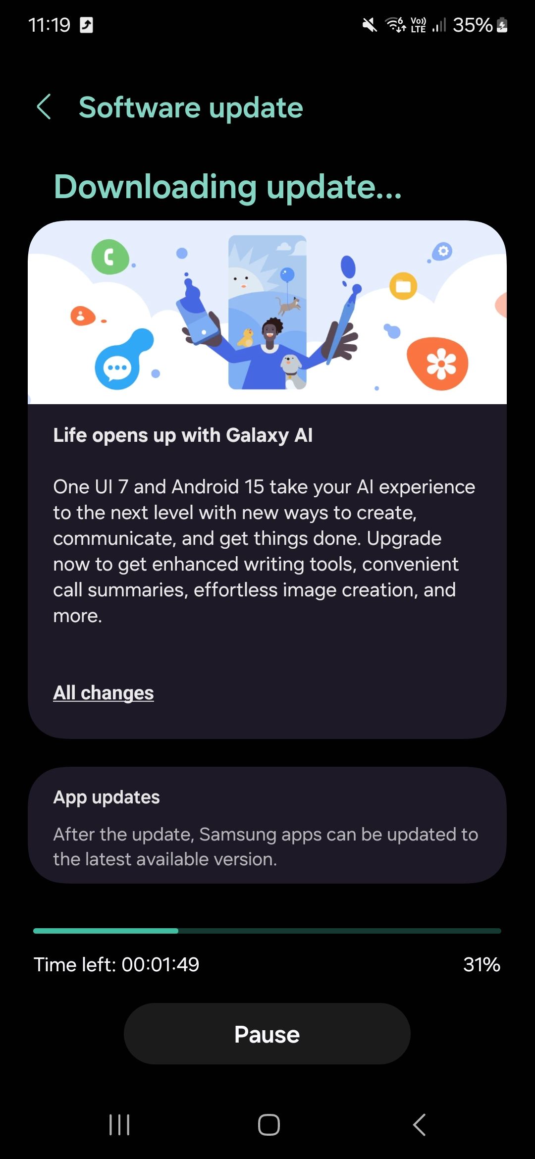 Update yay - Samsung Members