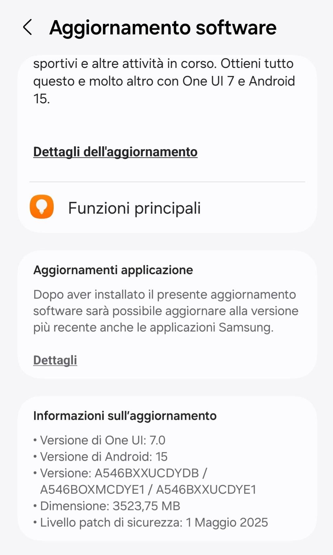 A54 one ui 7 - Samsung Members