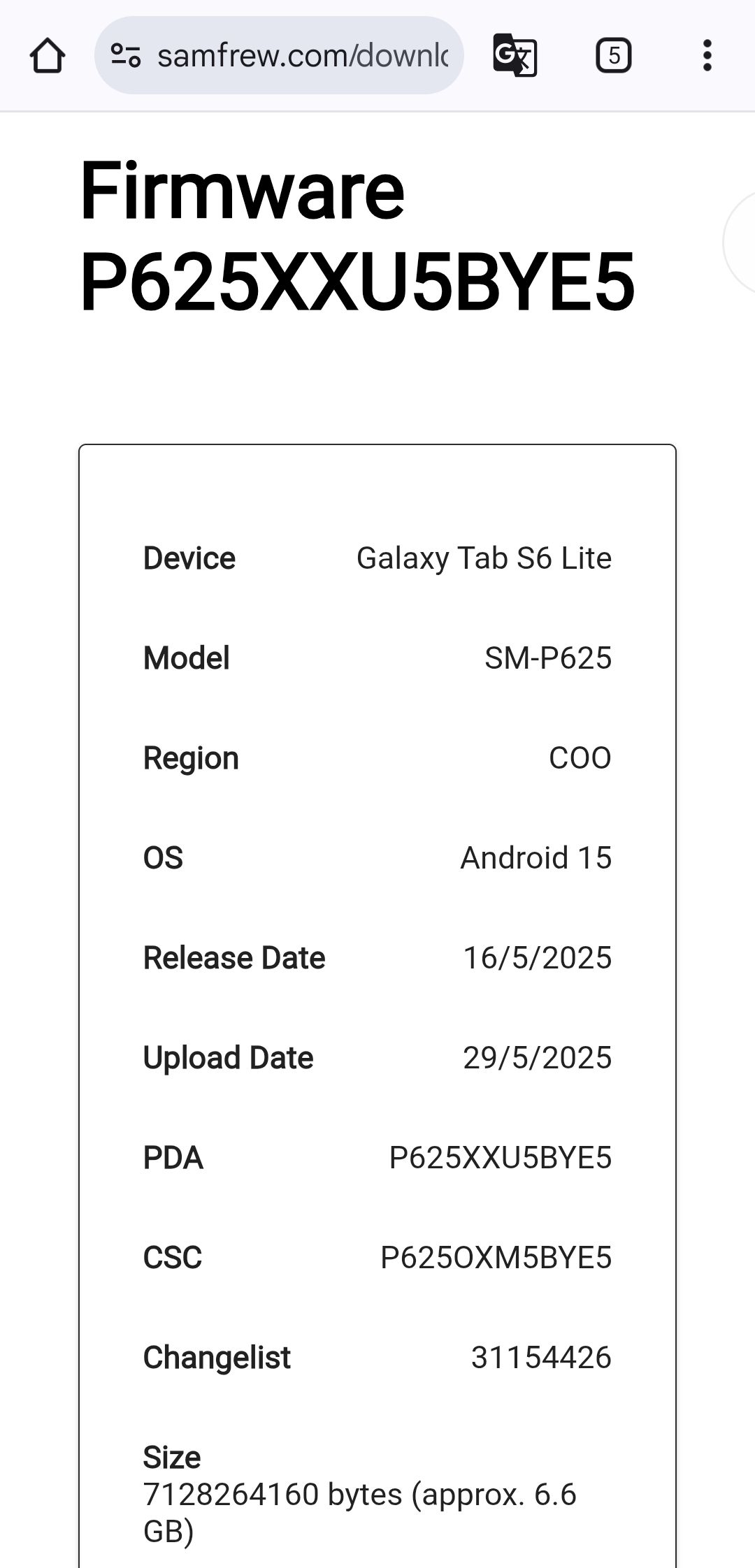 Tab S6 Lite, P625 y La Tab S9 FE 5G - Samsung Members