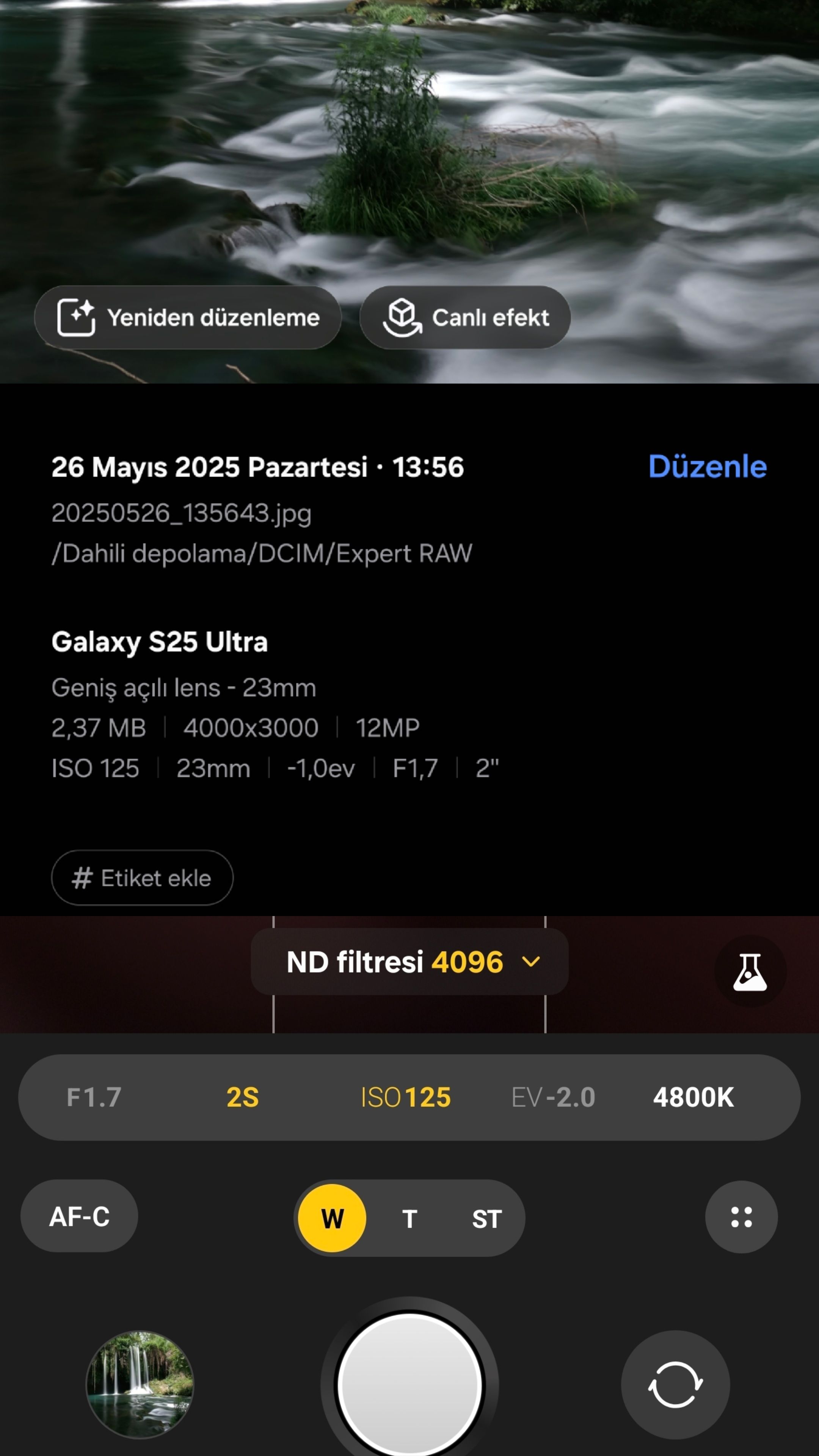 Galaxy S25 Ultra Expert Raw Nd 필터 폭포 😍 - Samsung Members