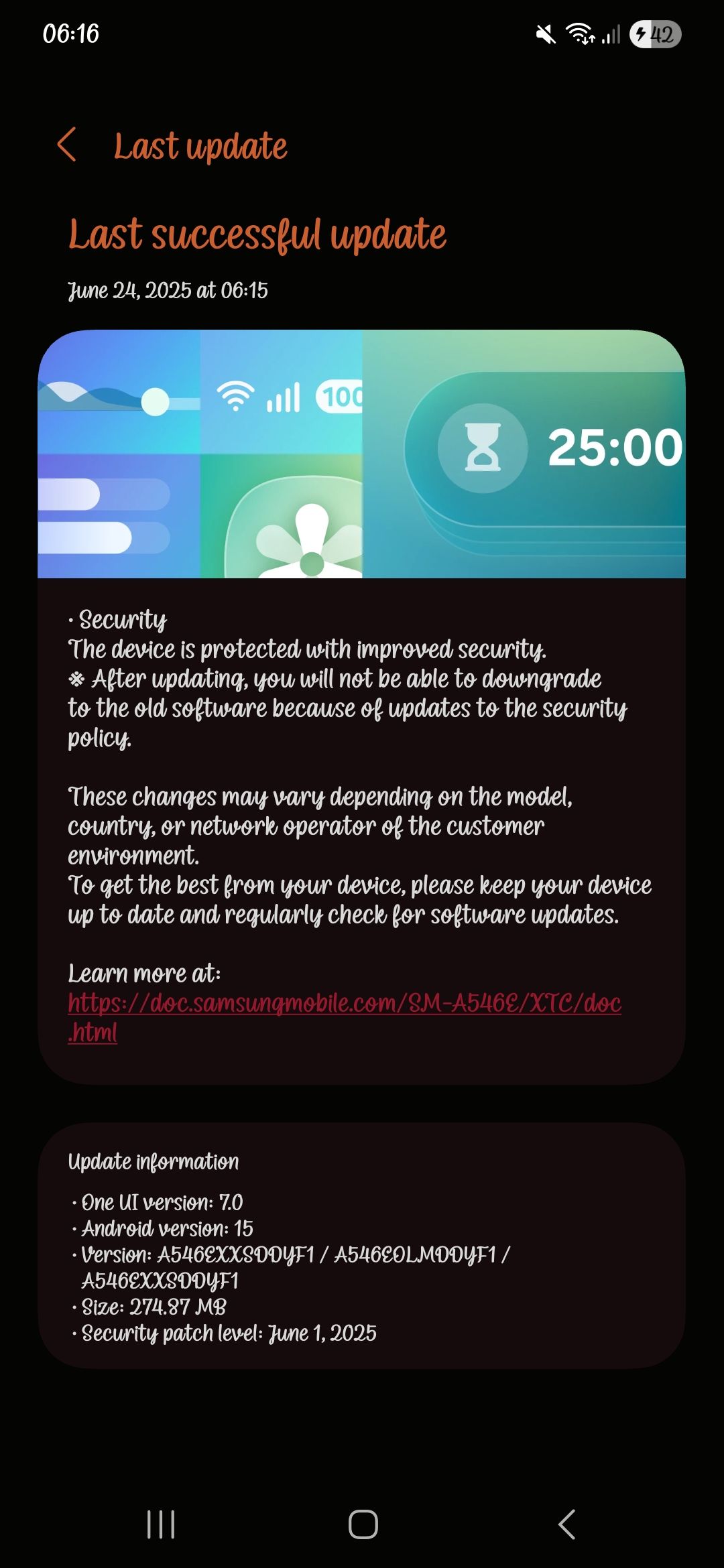 #a54 5g JUNE sp update..😊😊😊 - Samsung Members