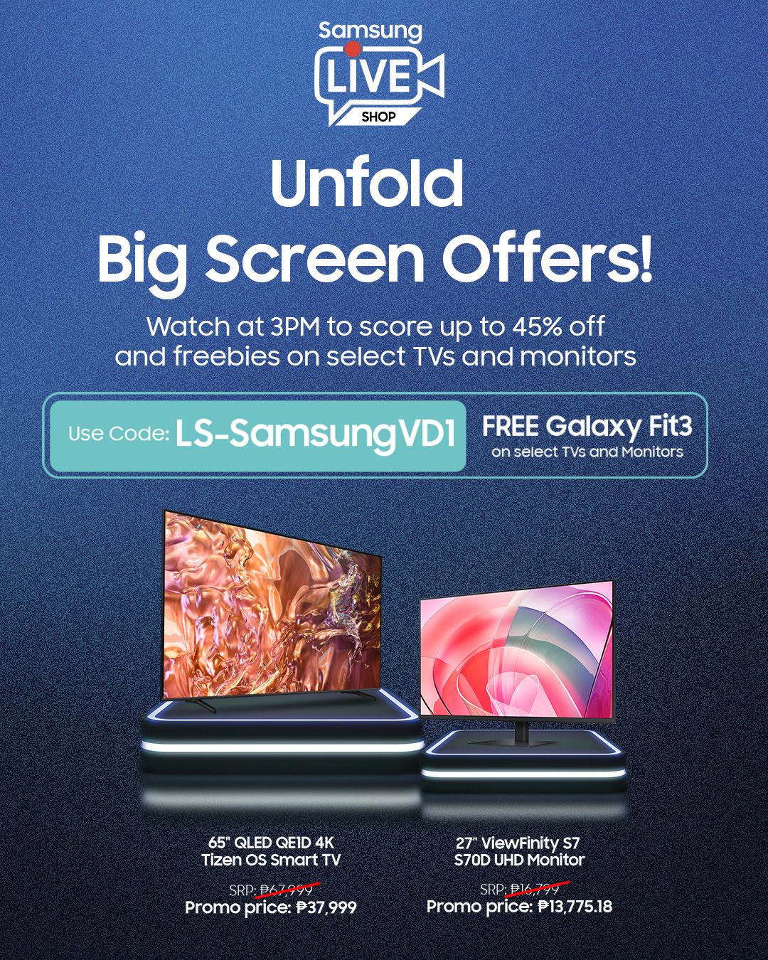 Unfold Big Screen Offers | Samsung Live Shop - Samsung Members