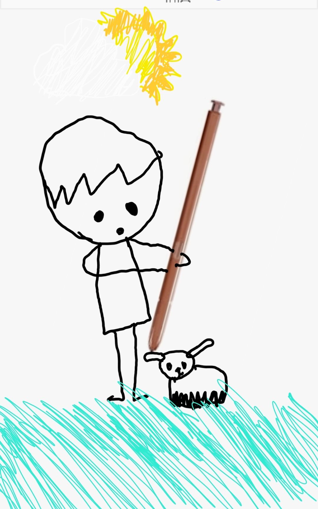 Rollo vê uma S pen pela primeira vez. 🙂 - Samsung Members