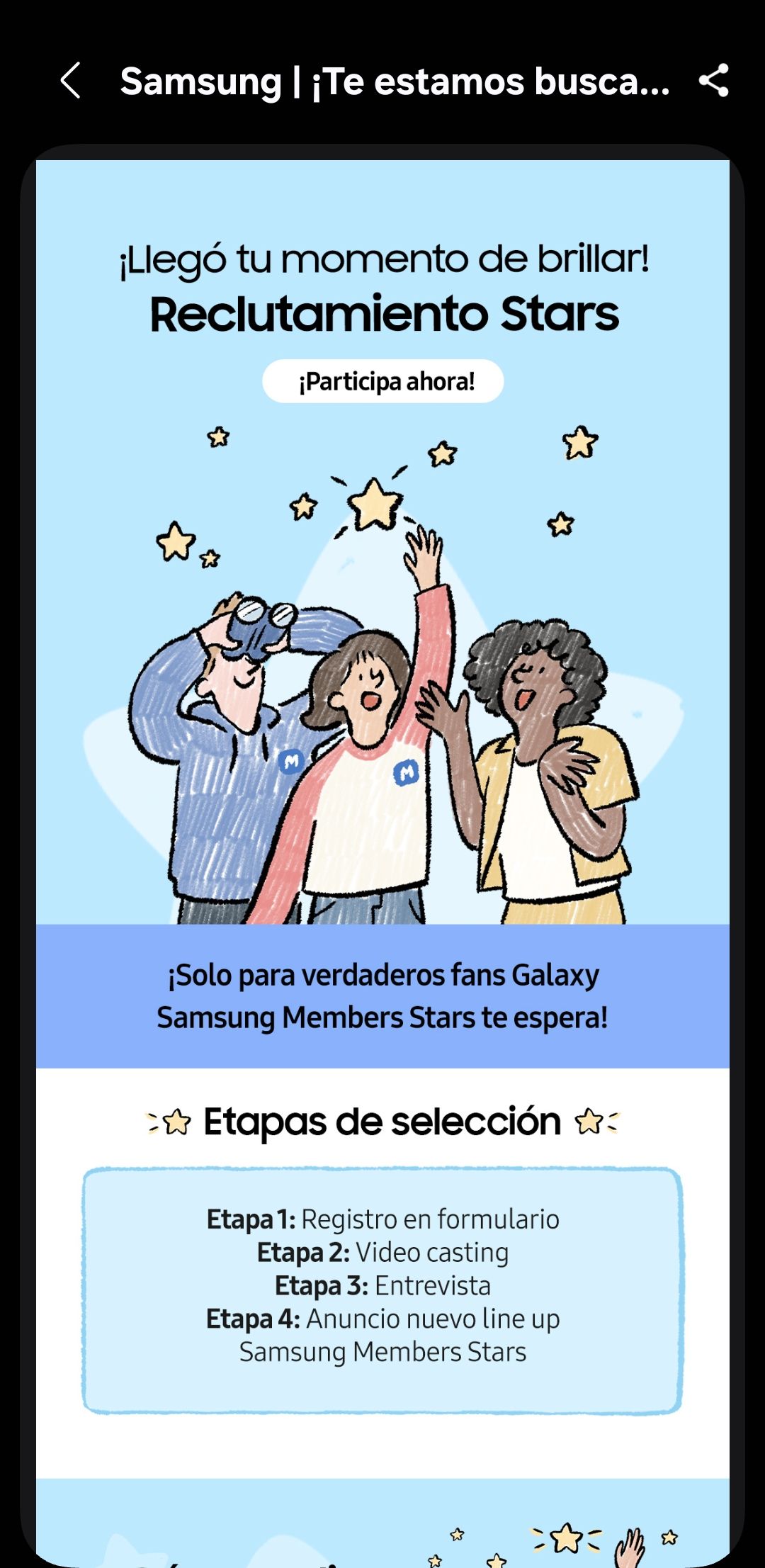 ⭐️ ¿Quieres ser un Samsung Member Star? Este es tu... - Samsung Members