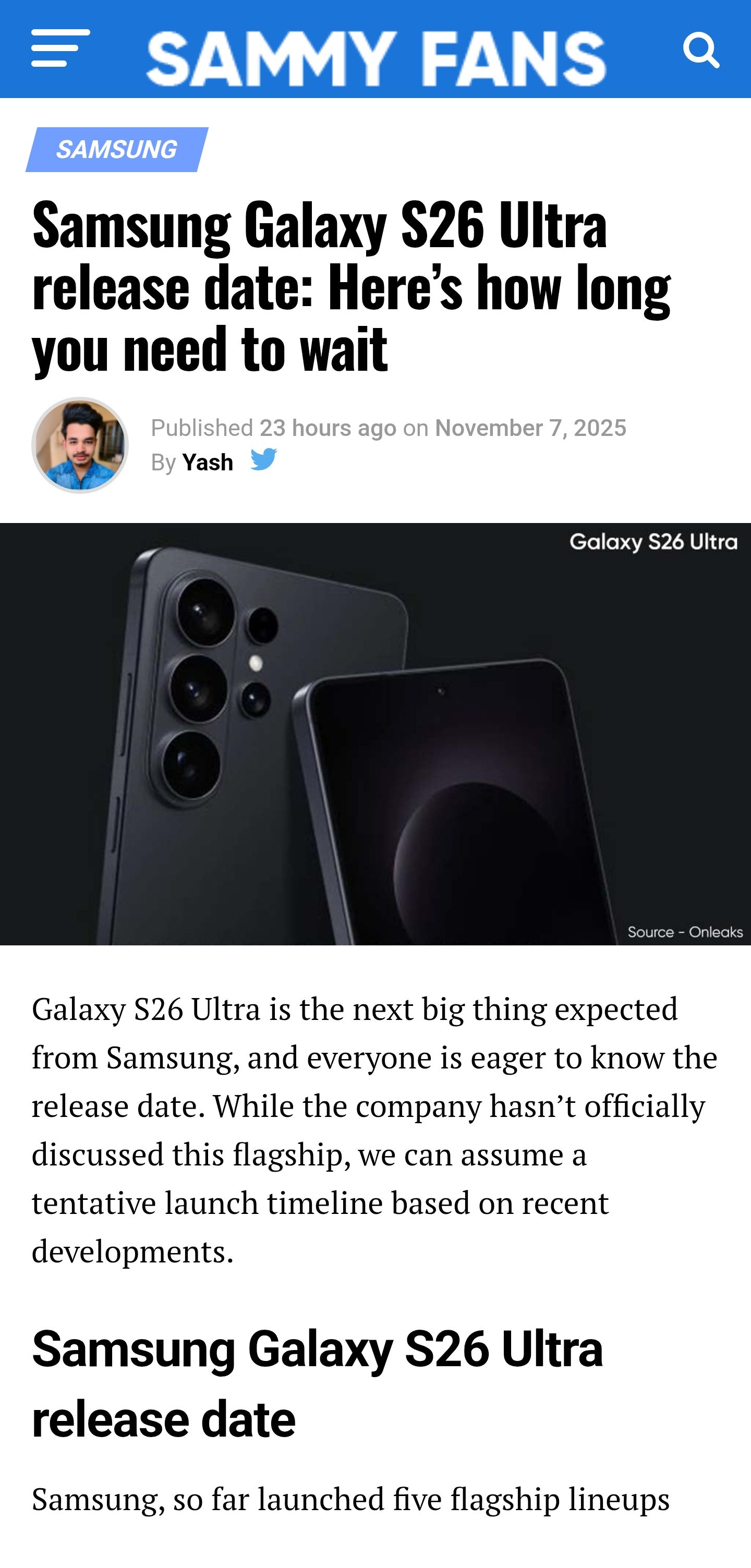 Samsung Galaxy S26 Ultra Release Date: Here's How ... - Samsung Members