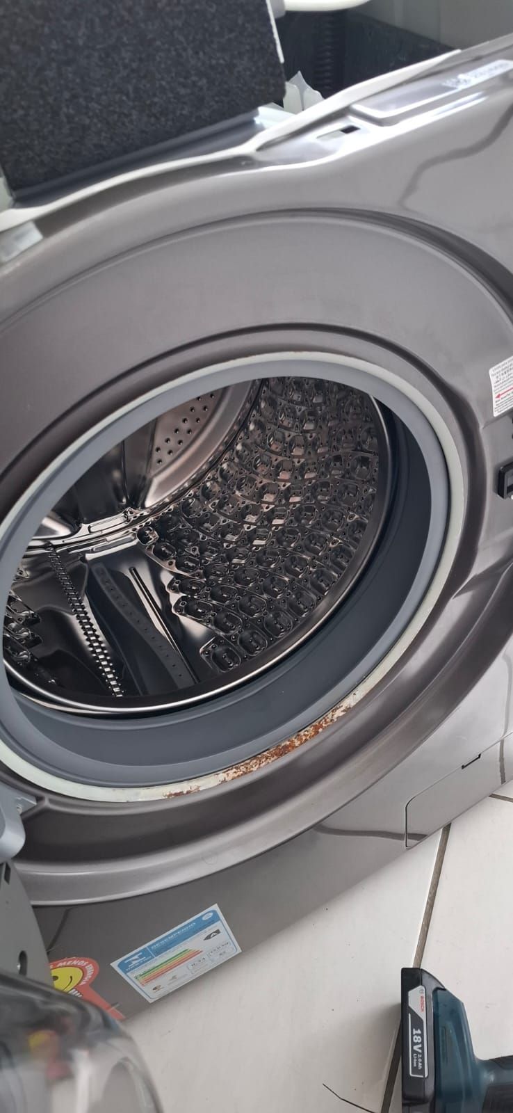 Lava e seca nova com ferrugem - Samsung Members