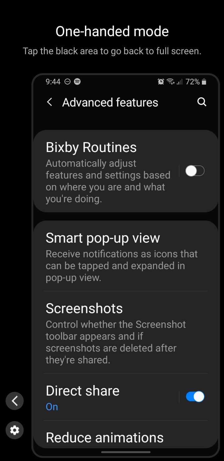 One-Handed Mode - Samsung Members