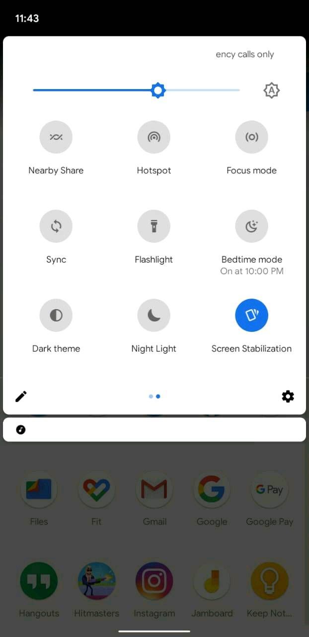 Screen stabilization - Samsung Members