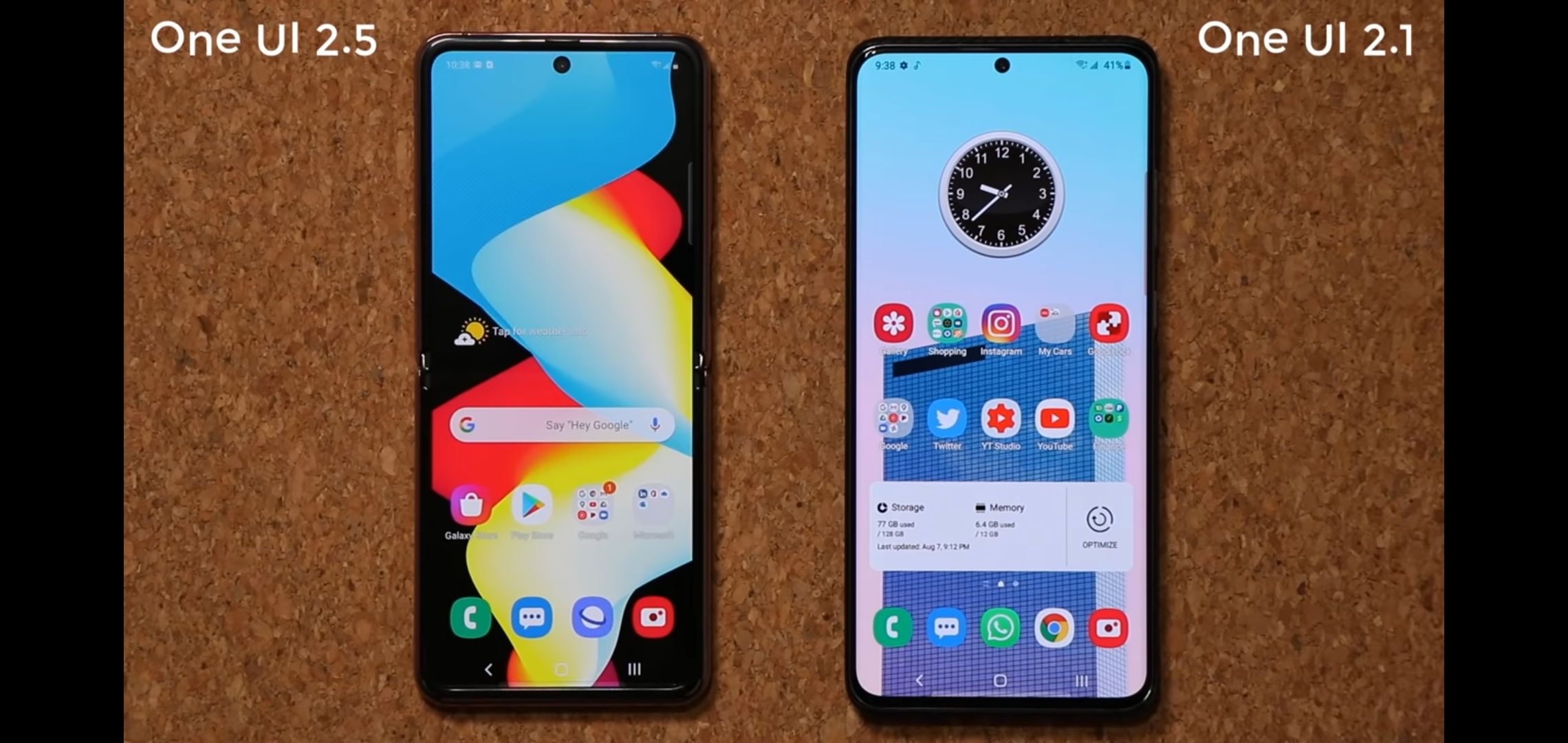One Ui 2.5 vs One Ui 2.1 - Samsung Members