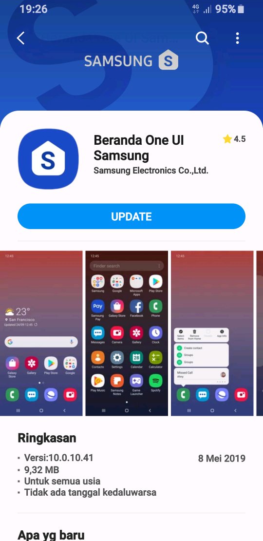 Update Beranda One UI - Samsung Members