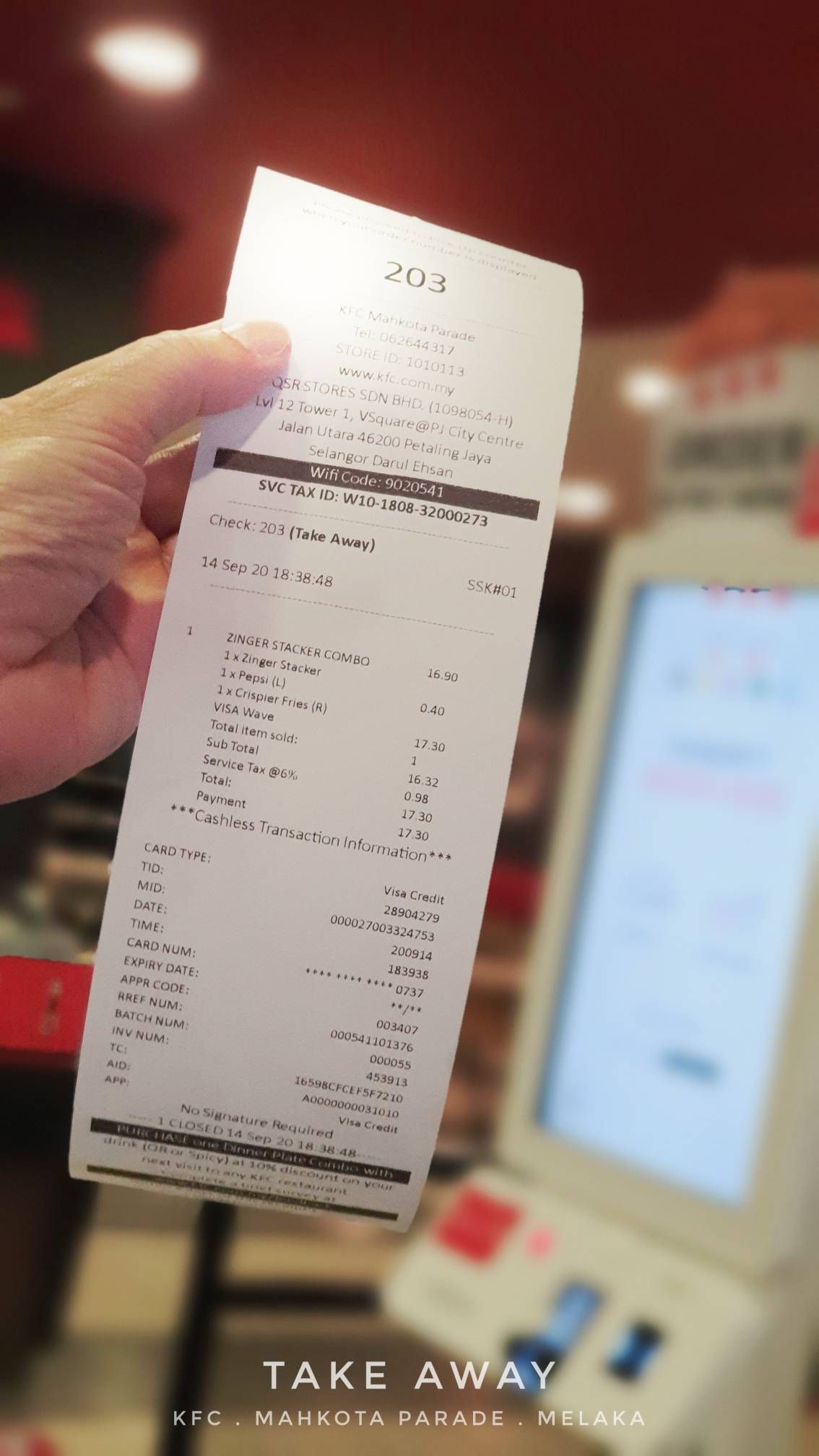 KFC . Self Service . Order . Payment ... - Samsung Members