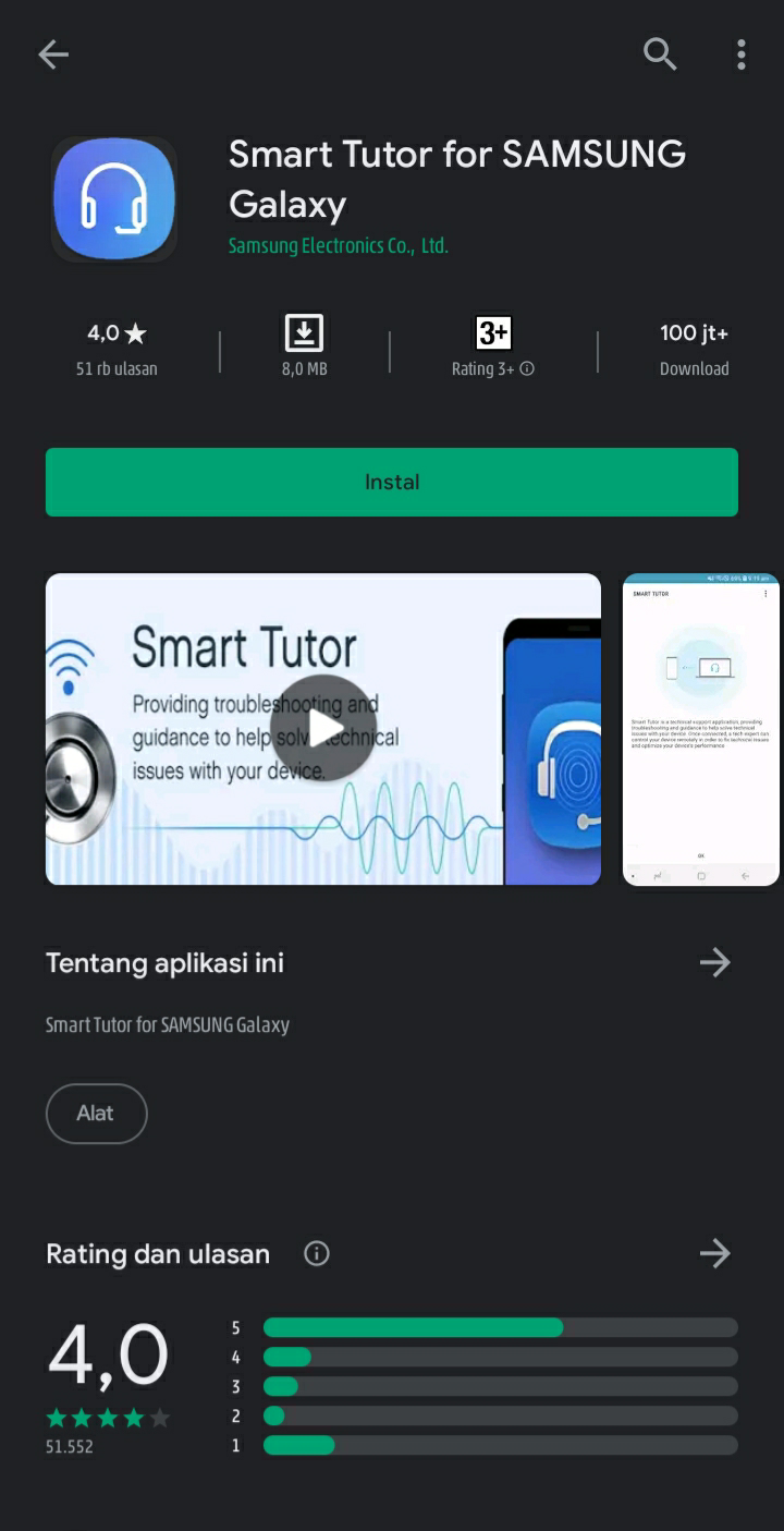 Aplikasi Smart Tutor - Samsung Members