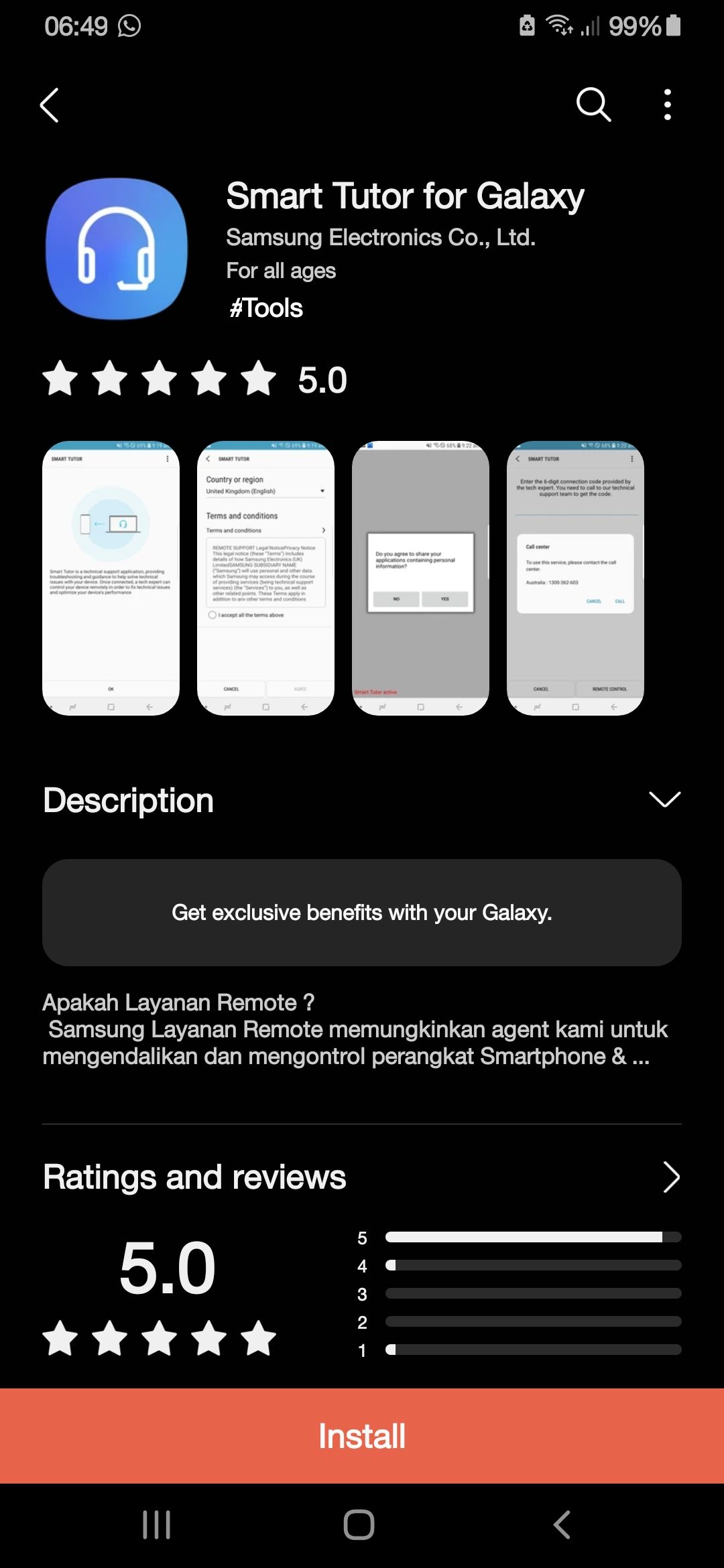 Aplikasi Smart Tutor - Samsung Members