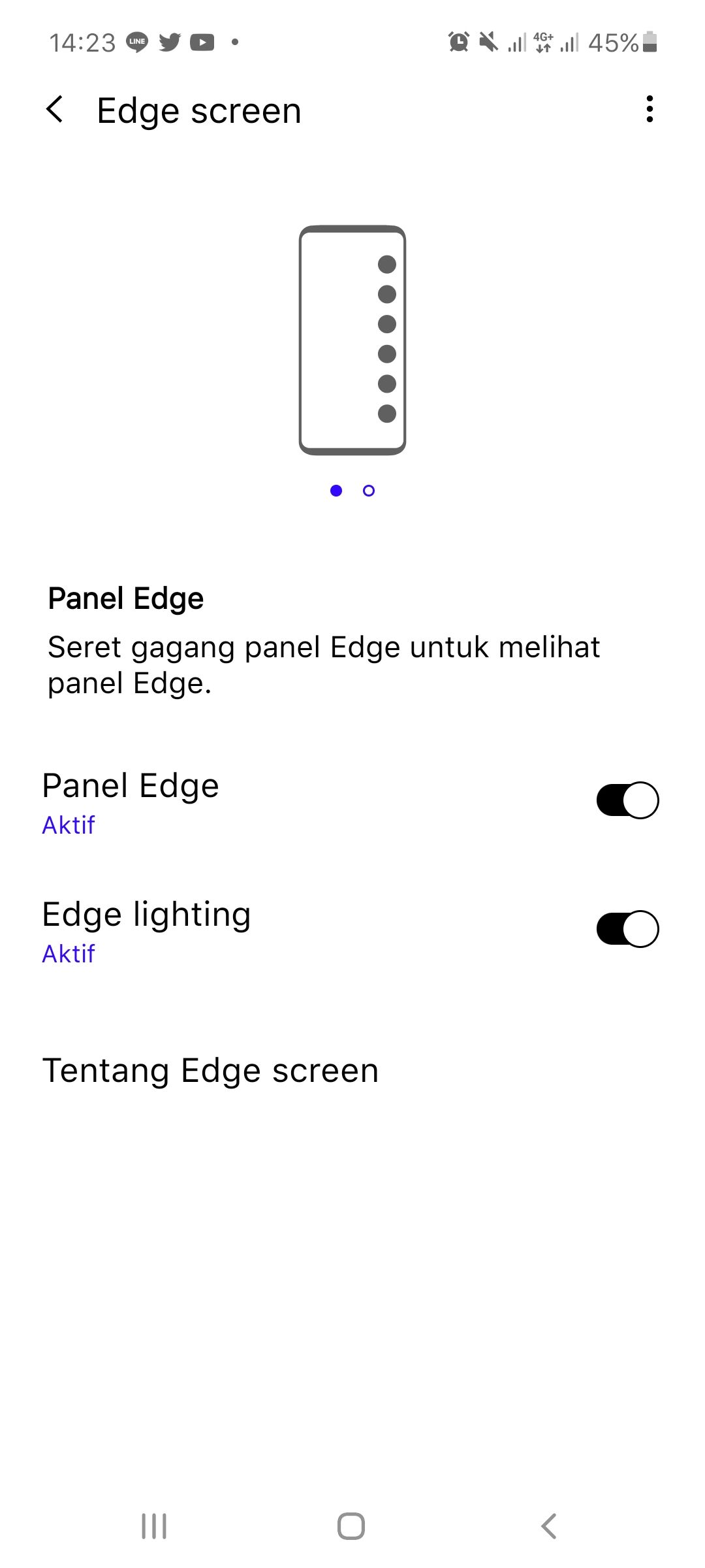 Edge Light Effect Animation - Samsung Members