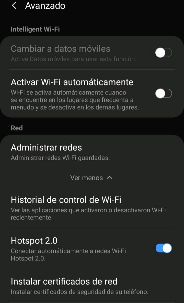 BOTON WPS EN WIFI DE ANDROID 9 - Samsung Members