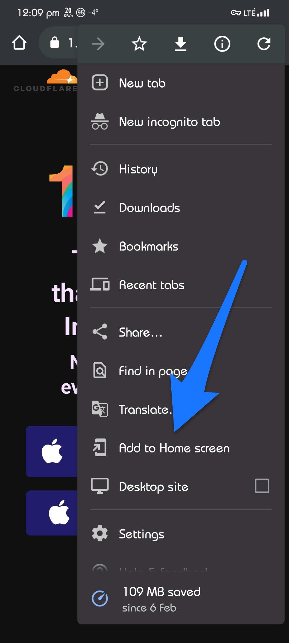 Save to Home Screen does not appear on all website... - Samsung Members