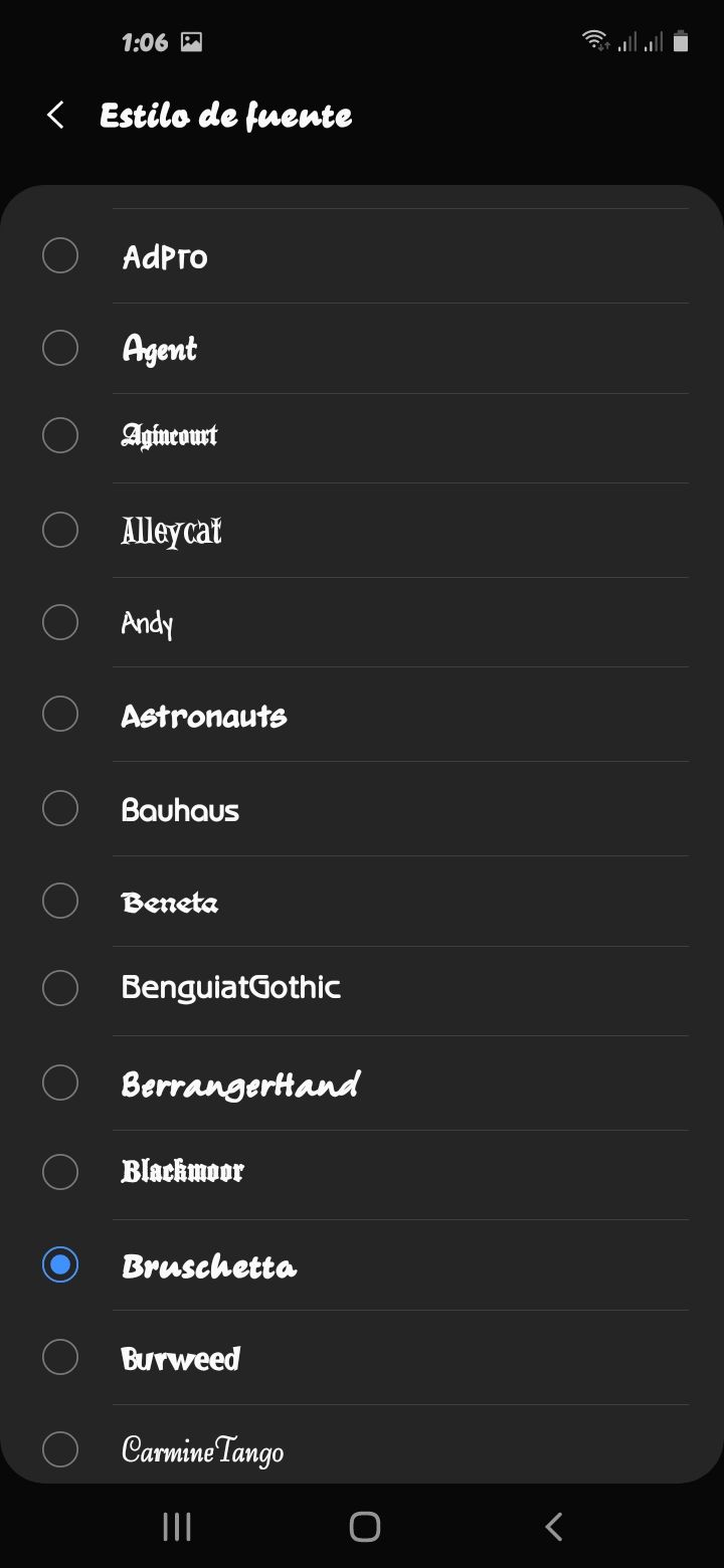 Solucionado: Cambiar fuentes (tipo de letra) - Samsung Members