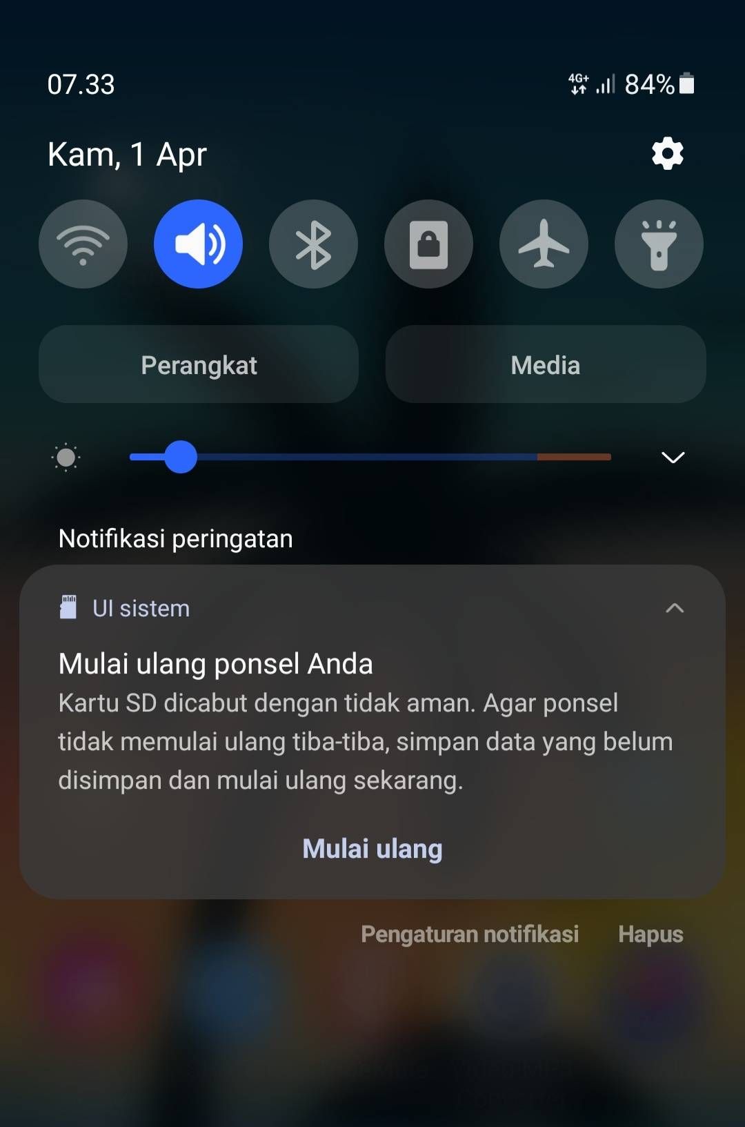 Terpecahkan: notif ui sistem muncul terus - Halaman 3 - Samsung Members