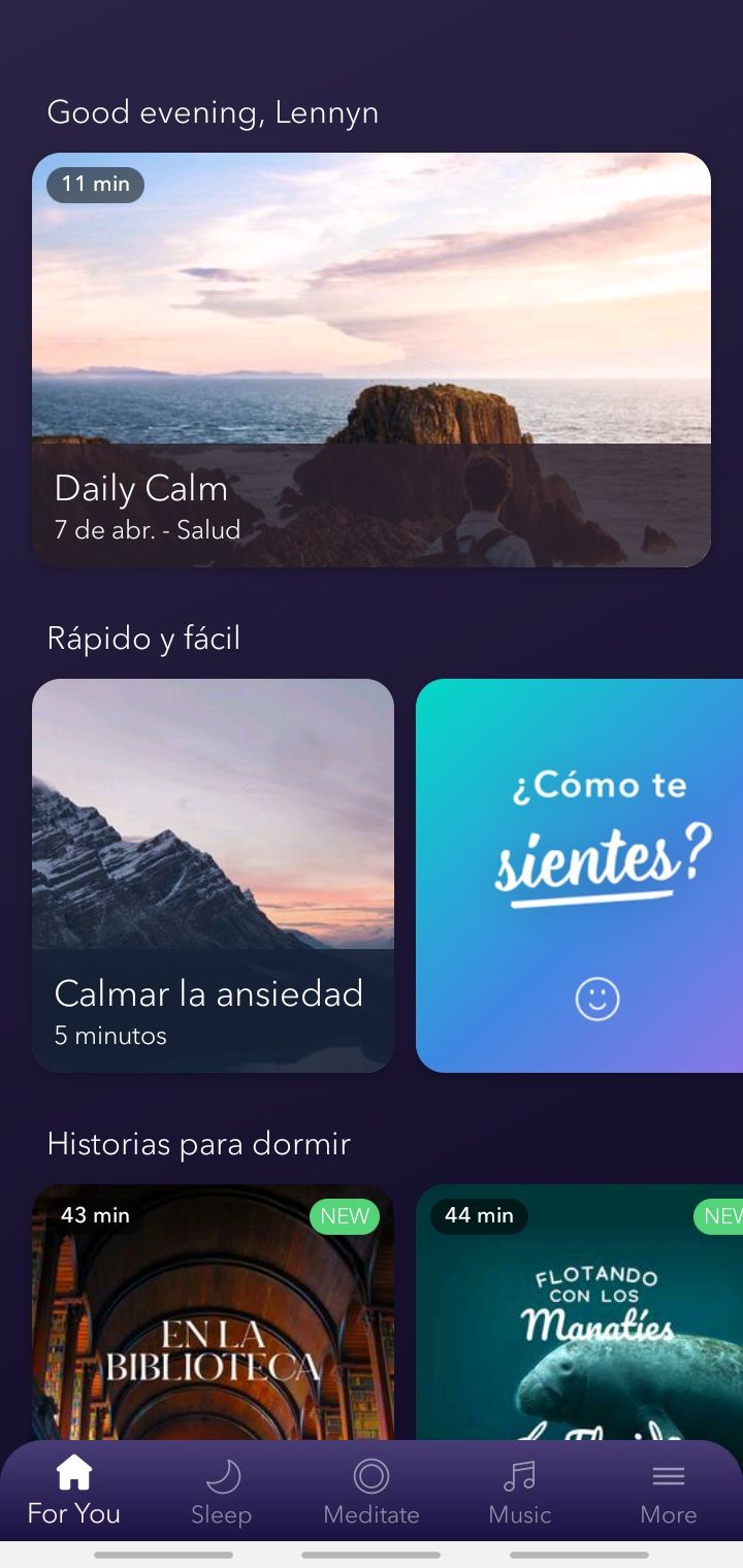 Samsung Health & Calm: Meditación y Sueño - Samsung Members