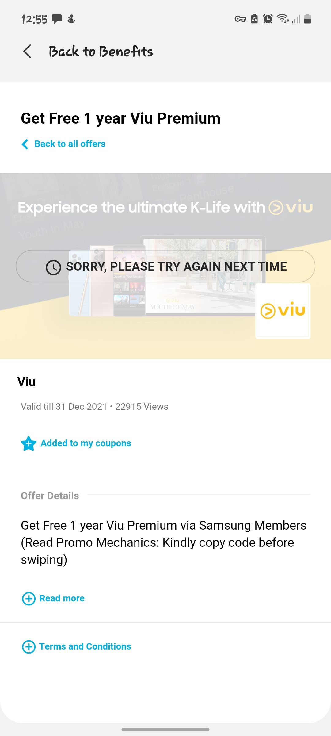 Get 1 year FREE VIU Premium via Samsung Members! - Samsung Members