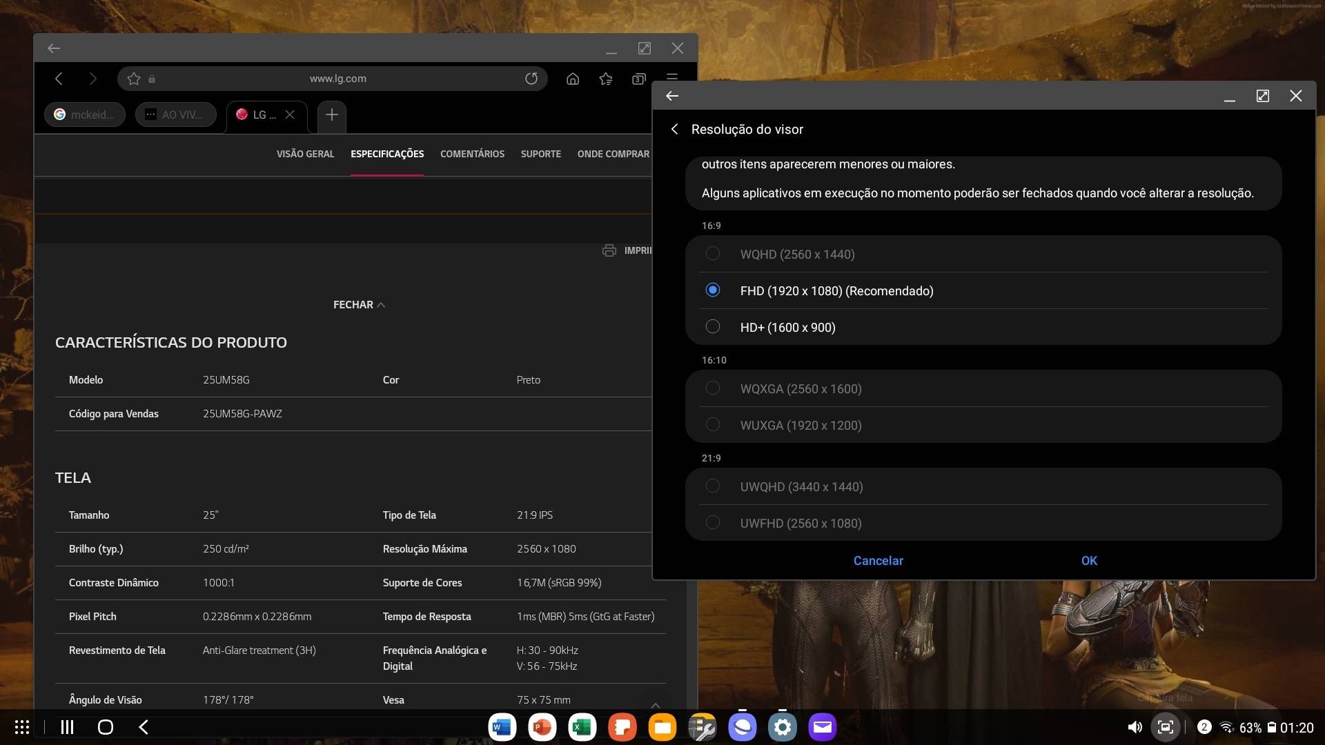 Samsung Dex (Note 9) e resolução de tela. - Samsung Members