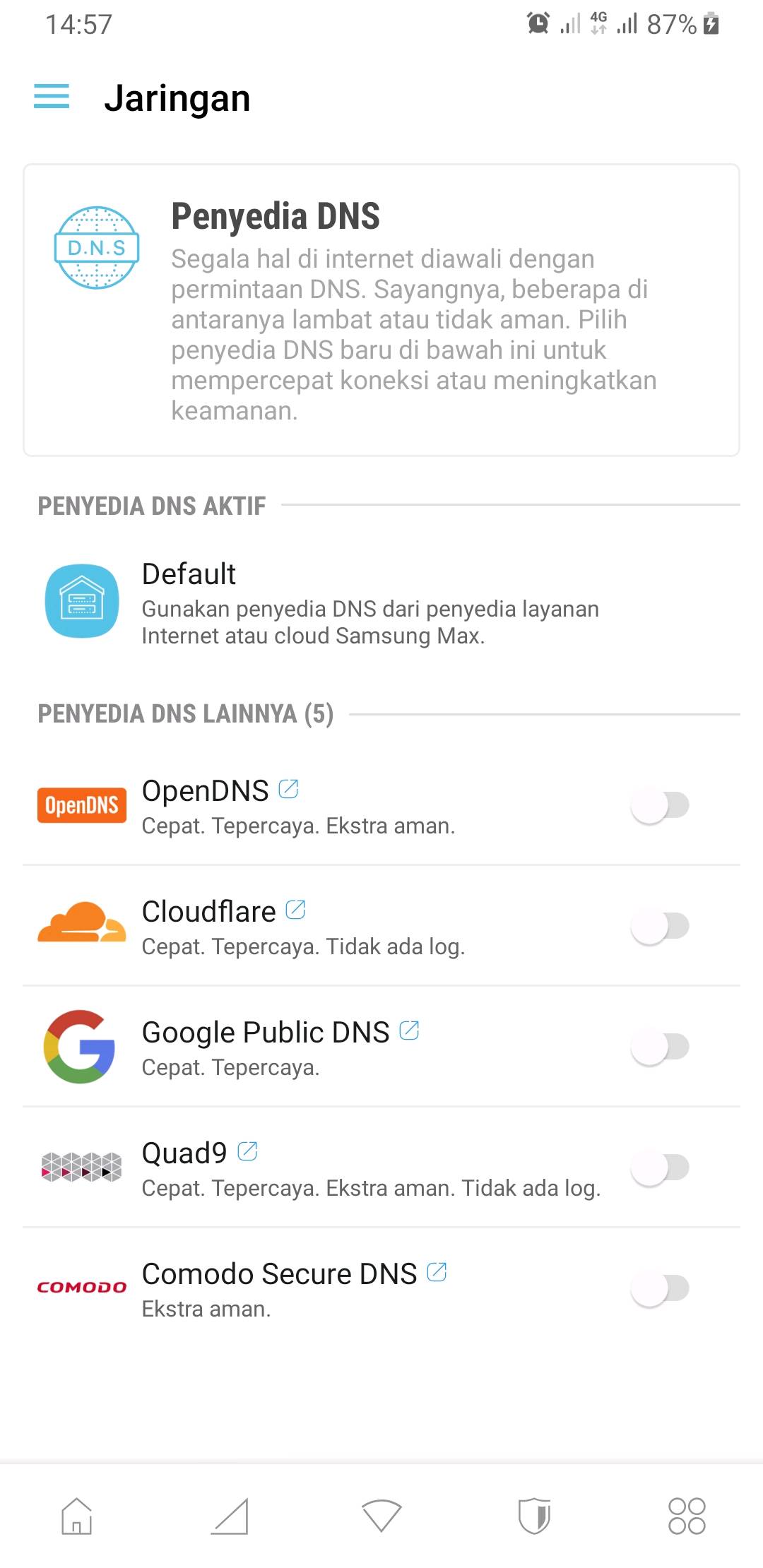 menggunakan DNS - Samsung Members