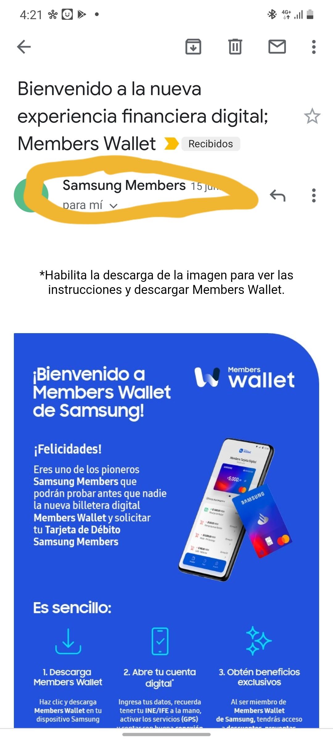 Member wallet - Samsung Members