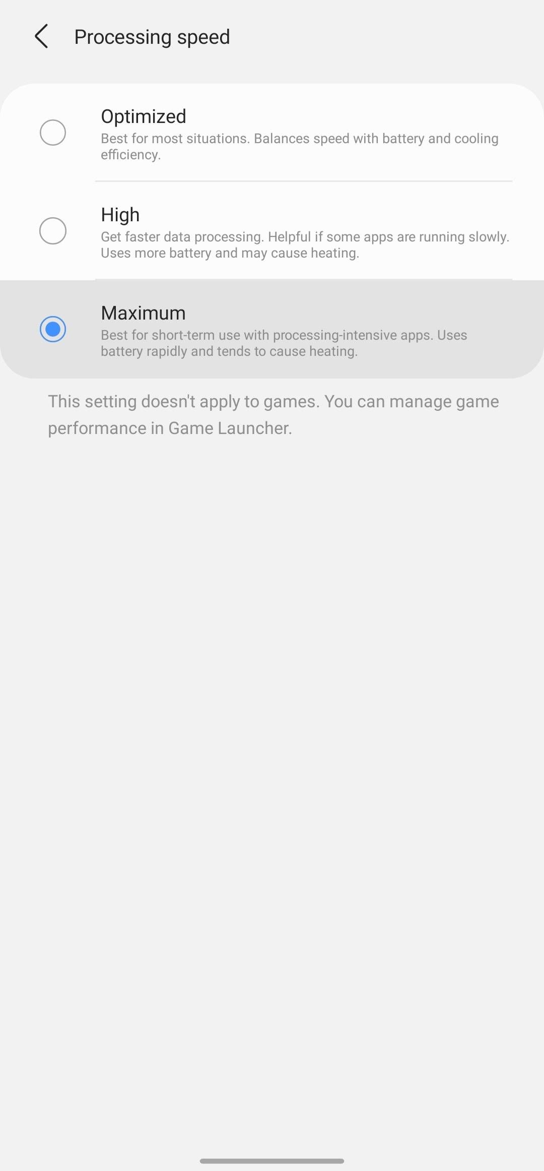 Processing Speed - Samsung Members
