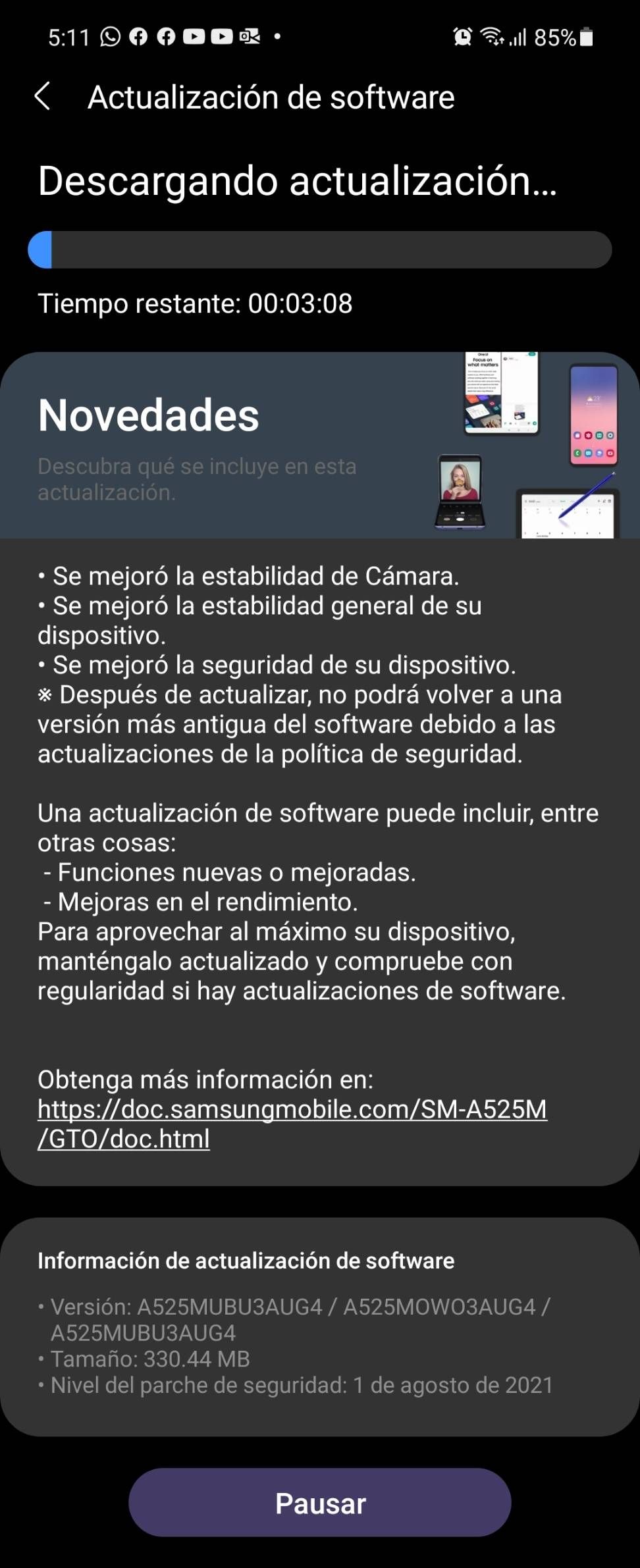 Samsung Galaxy A52 Software Update. - Samsung Members