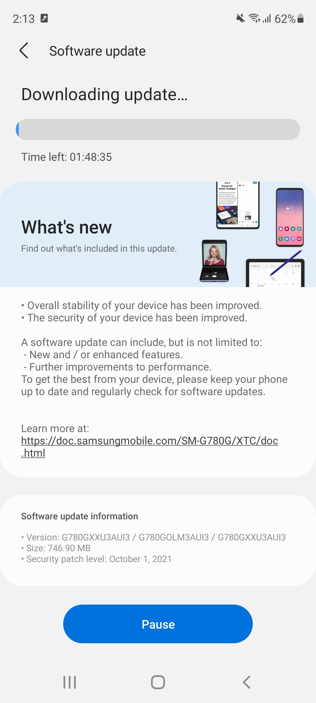 Galaxy S20 FE software update for October 2021 is ... - Samsung Members