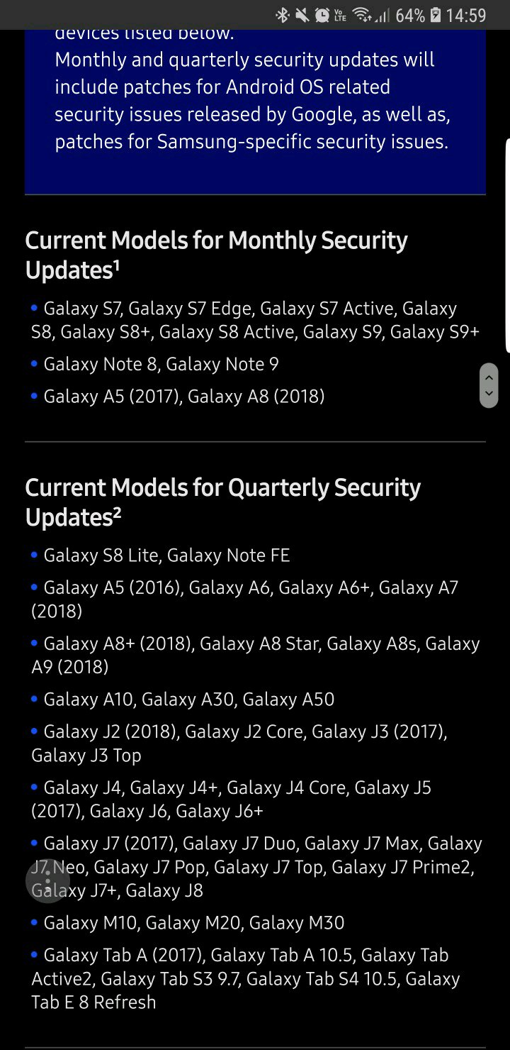 INFORMACION ANDROID PIE PARA COMPAÑIAS TELEFONICAS - Samsung Members