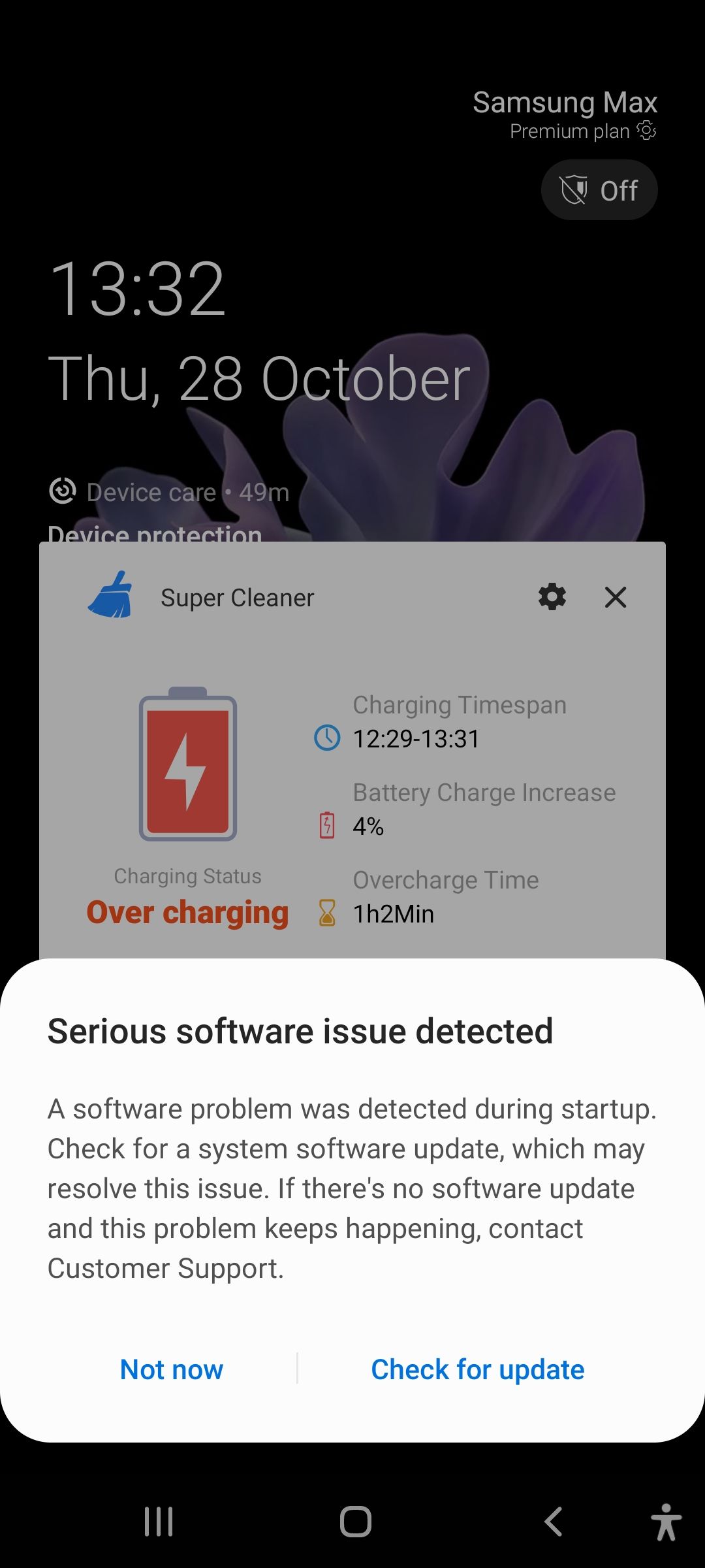 Solved: Serious softwares issues detected - Samsung Members