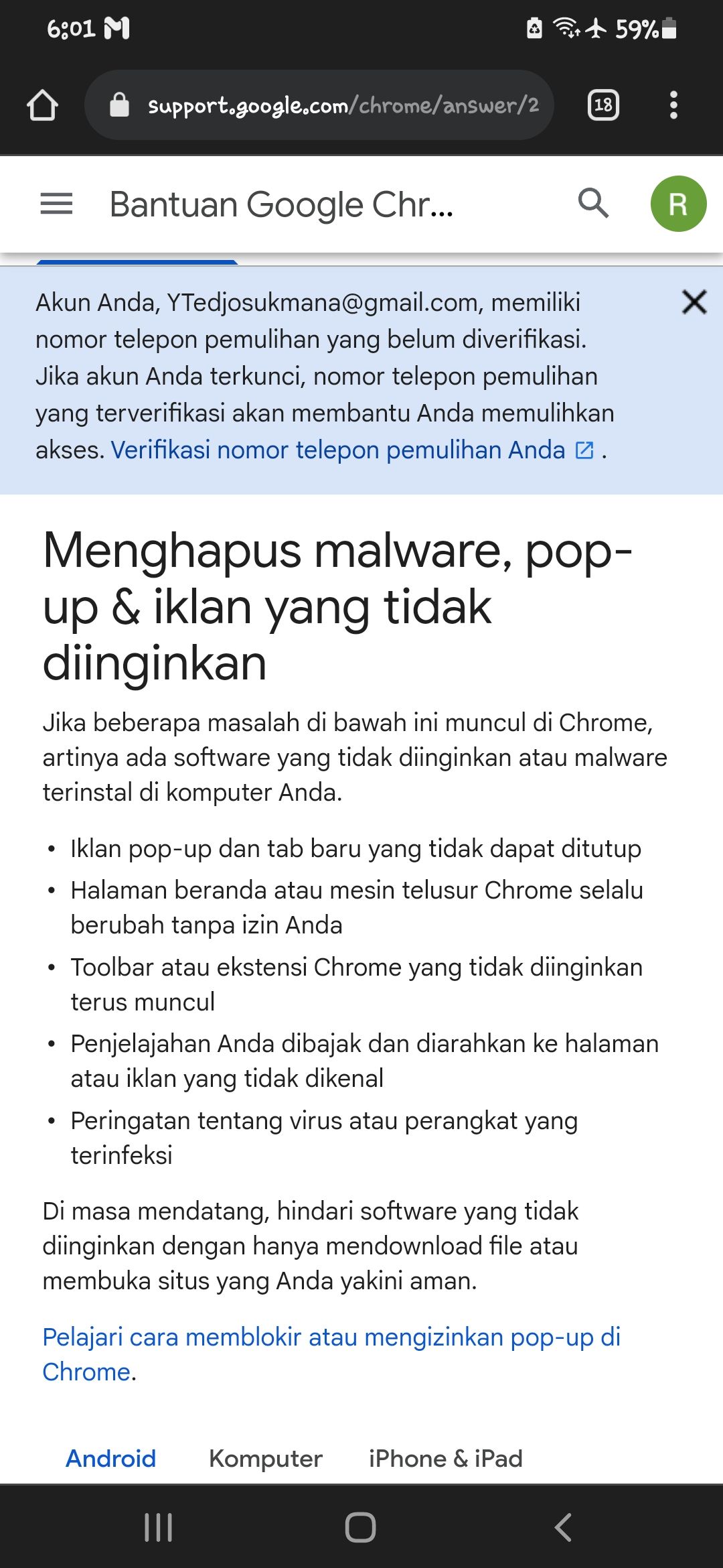 Iklan muncul terus - Samsung Members