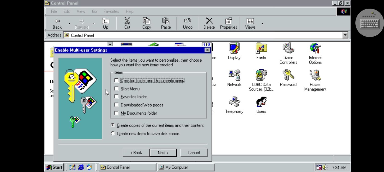Windows 98 Simulator - Samsung Members