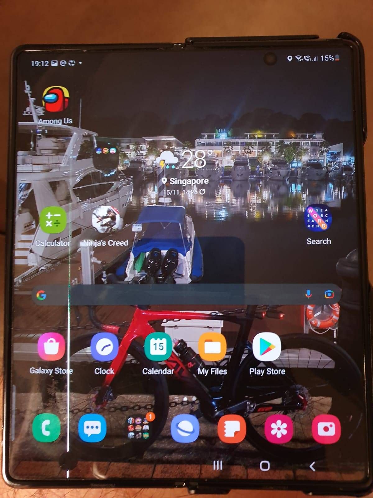 Z fold screen with green line - Samsung Members