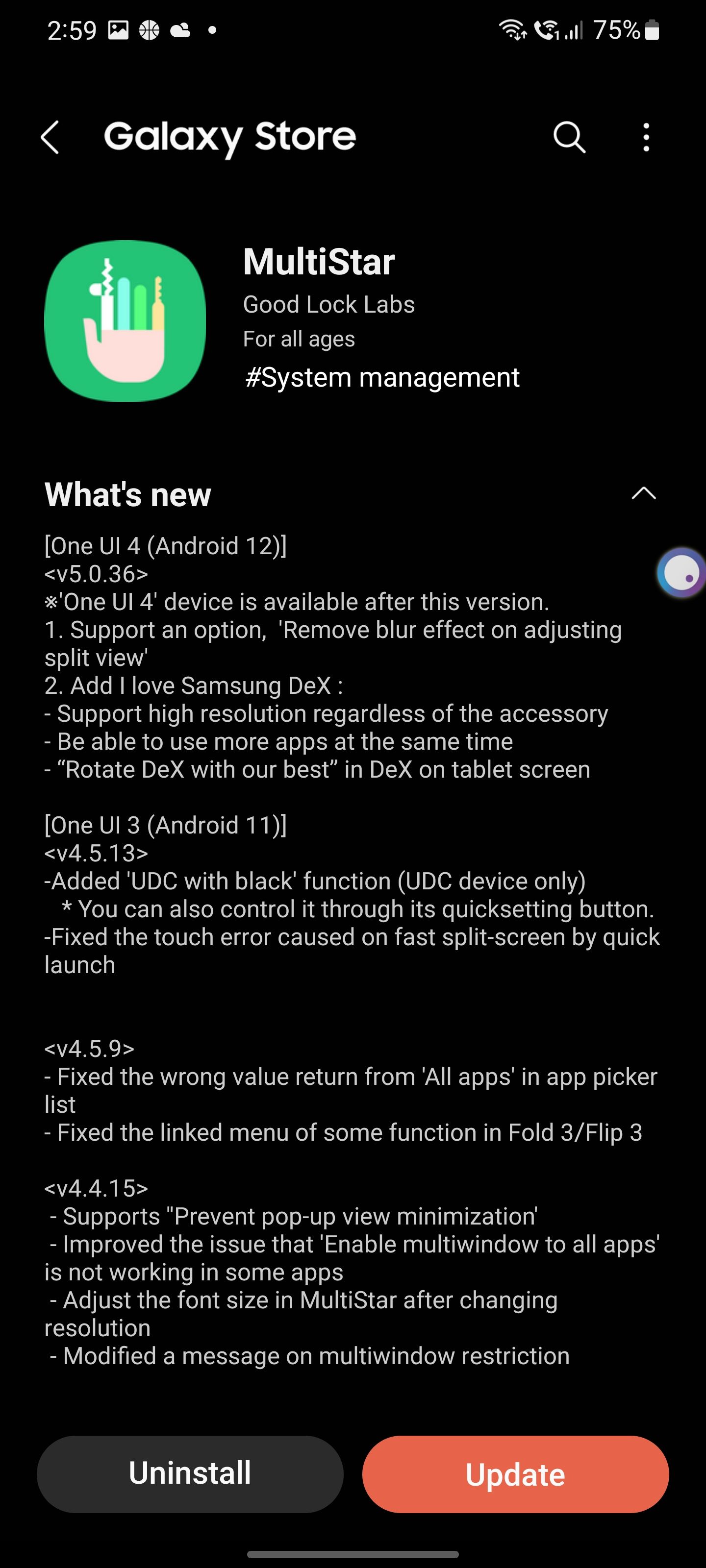 Good Lock MultiStar One Ui 4.0 - Samsung Members
