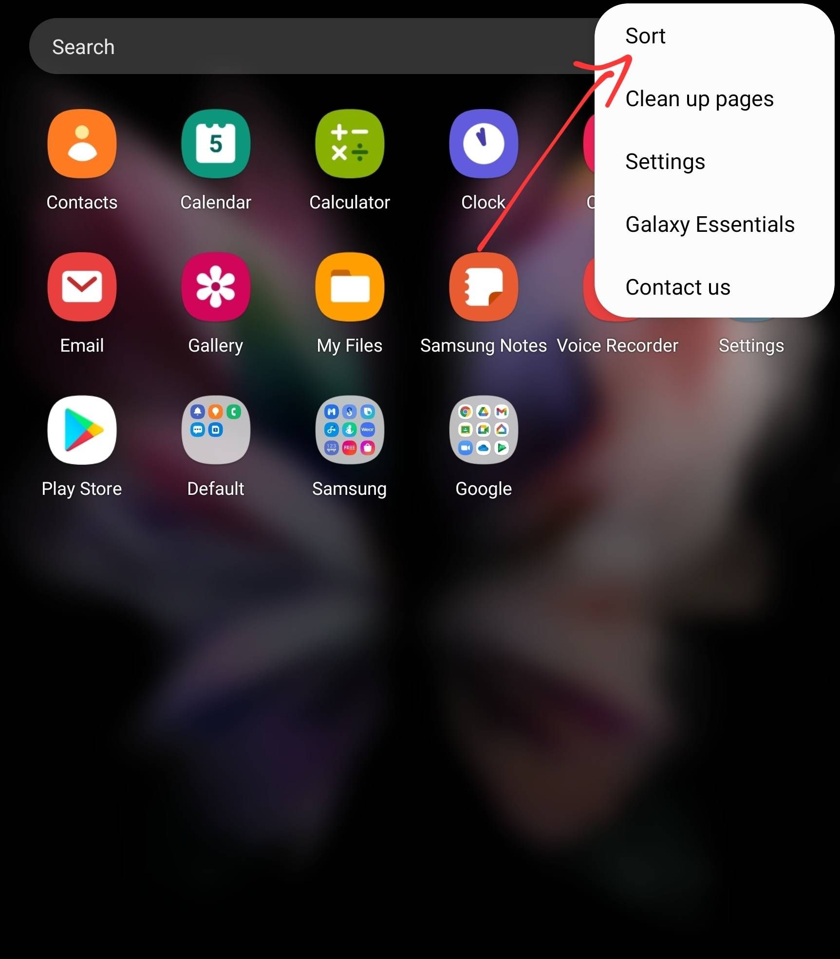 Solved: Sorting apps on home screen. - Samsung Members
