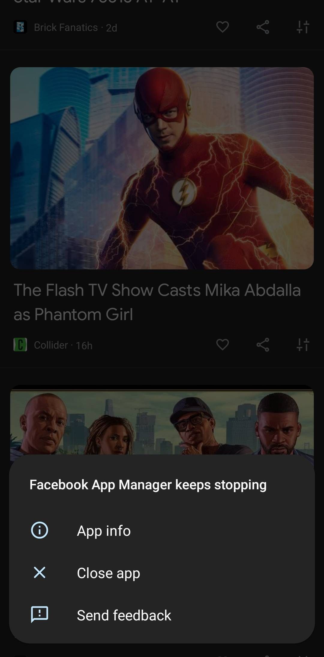 facebook app manager - Samsung Members
