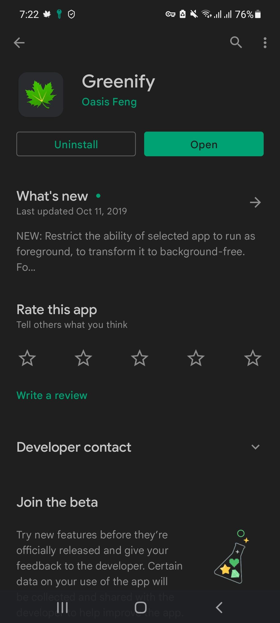 Greenify aman gak ? - Samsung Members