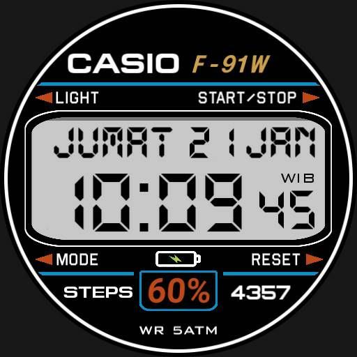 Watch Face Casio Digital Classic - Samsung Members