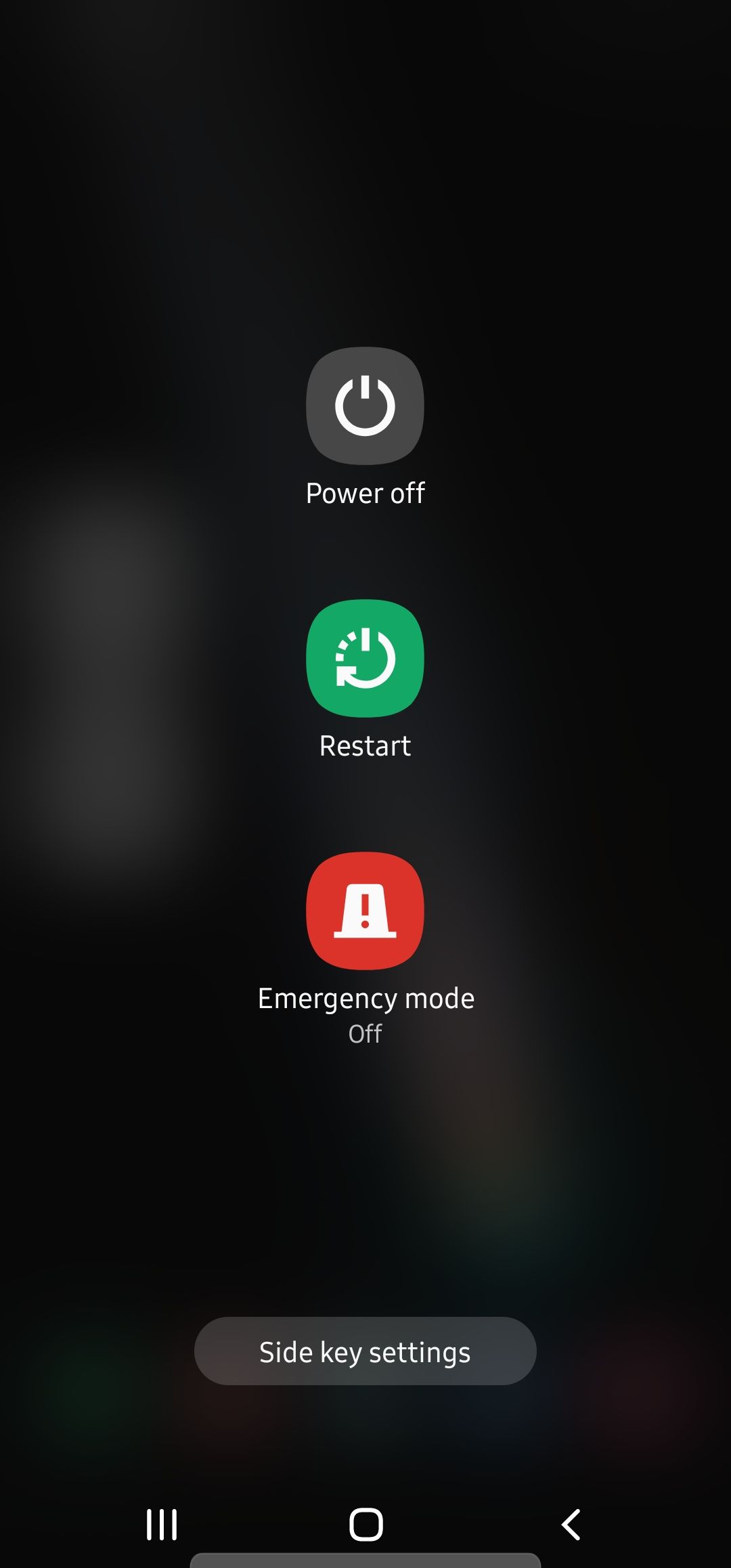 Note 10 - Power Menu colour change in Power Off Ic... - Samsung Members