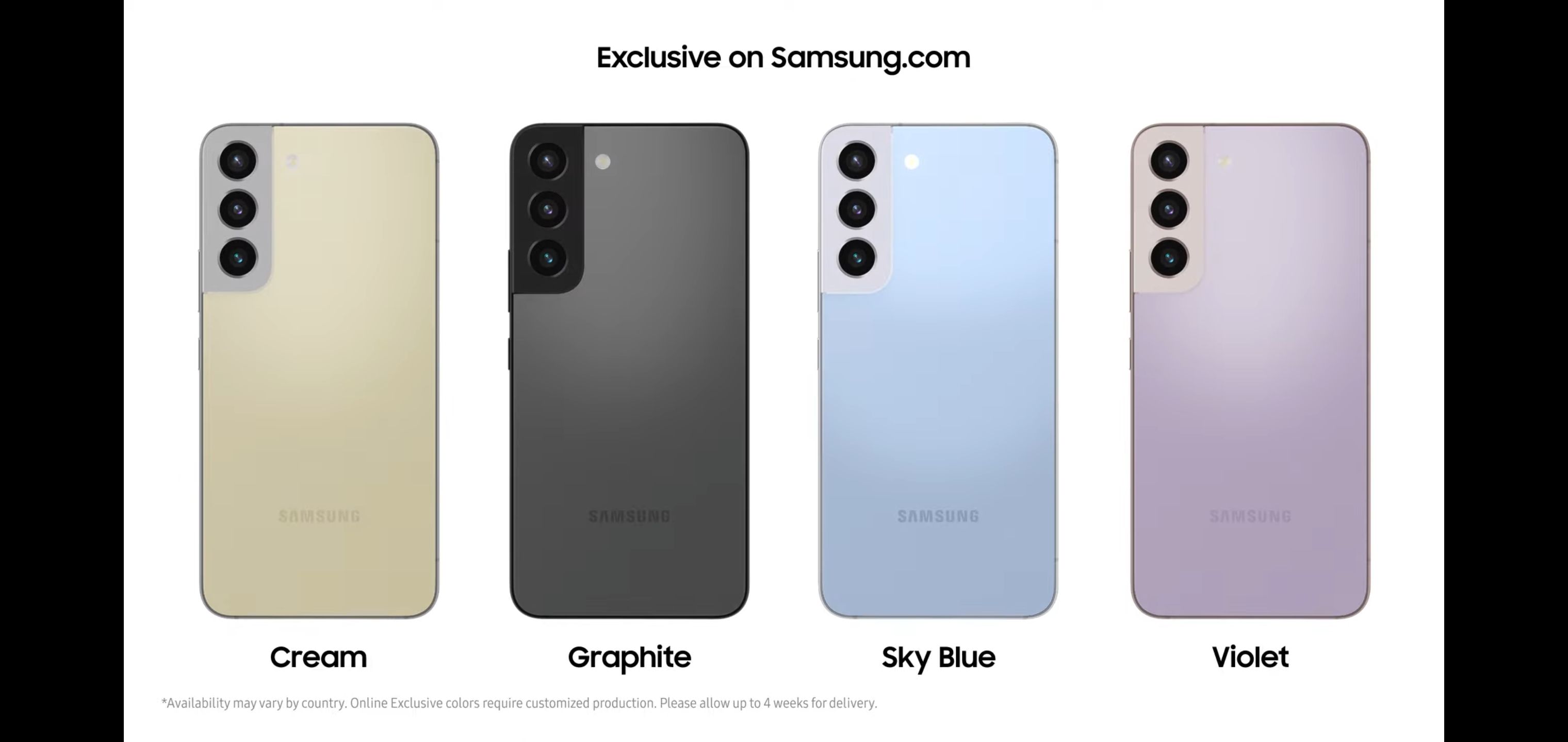 Colores exclusivos S22 - Samsung Members
