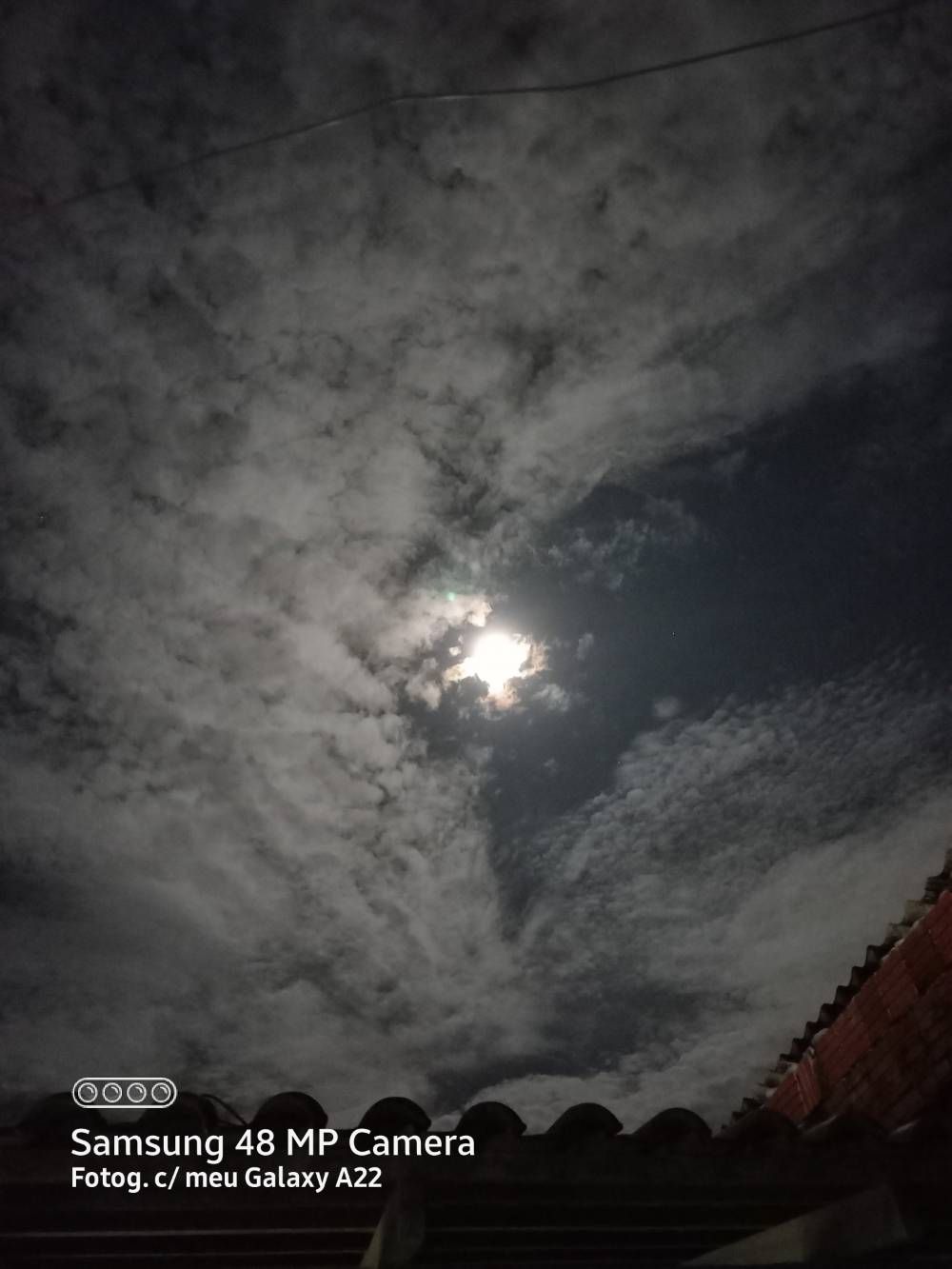 Foto da lua com o Galaxy A22 - Samsung Members